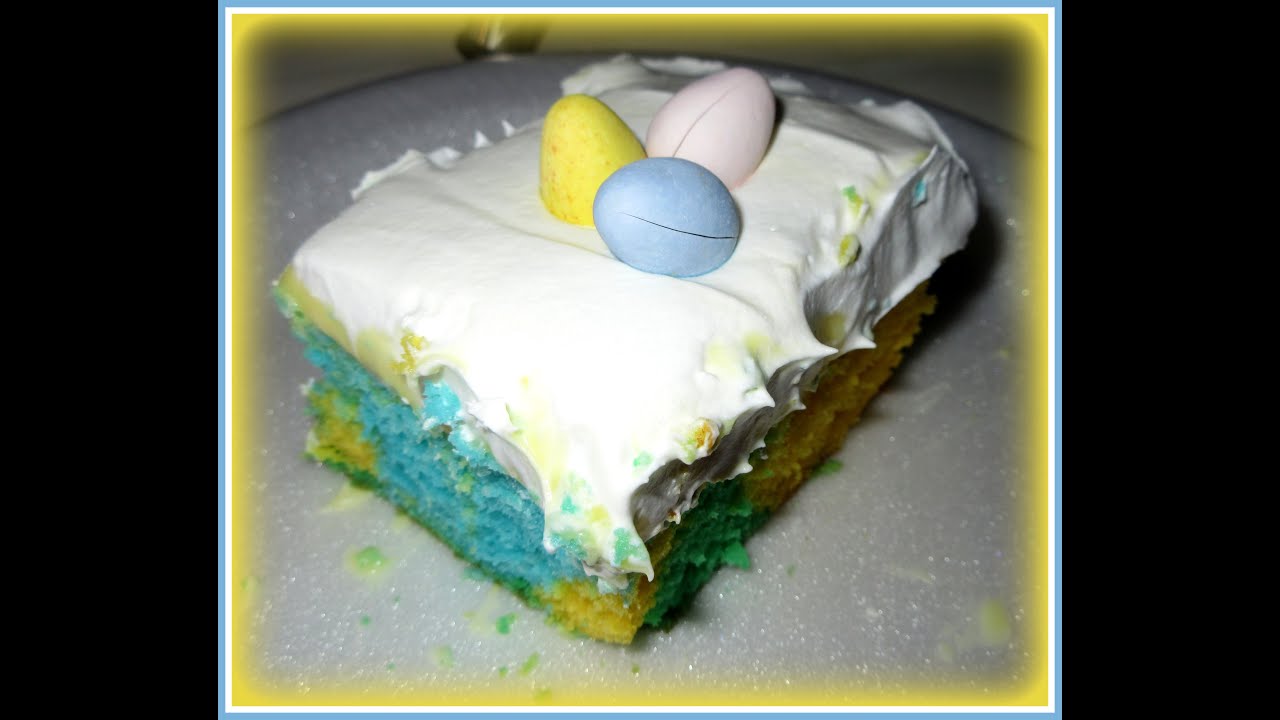 InTheKitchen: Spring/Easter Poke Cake