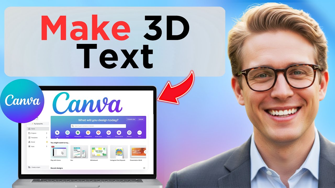 How To Make 3D Text Effects In Canva (Easy Guide)