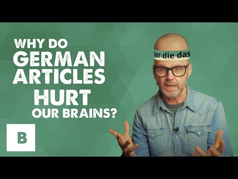 What do GERMAN ARTICLES tell us about noun GENDER?