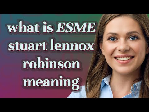 Esme stuart lennox robinson | meaning of Esme stuart lennox robinson