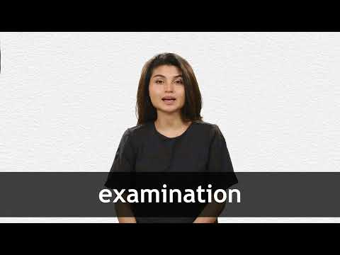 EXAMINATION definition and meaning | Collins English Dictionary