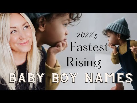 The *NEW* FASTEST RISING Boy Names - Everyone will be using these next year! SJ STRUM BABY NAMES