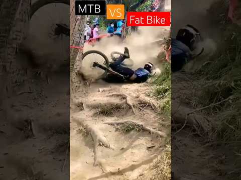 MTB VS Fat Bike ๐ฏ๐ฏ#mtb #fatbike #mtbfreestyle #mtblife #stunt #shorts