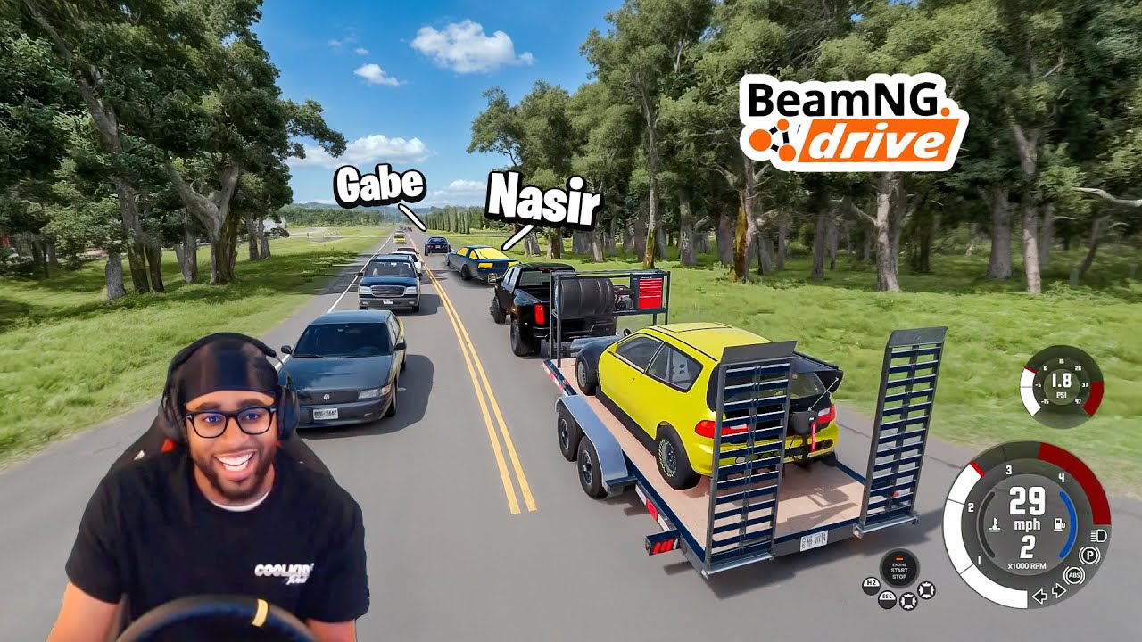 WE WENT DRAG RACING IN 1500HP CARS lmaooo | BeamNG.Drive
