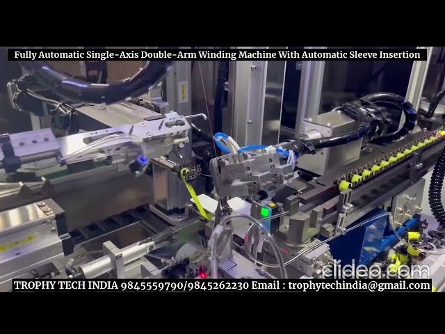 Coil Winding Machines - Fully Automatic Single-Axis Double-Arm Winding ...