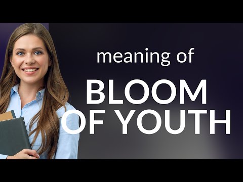 Bloom of youth | definition of BLOOM OF YOUTH