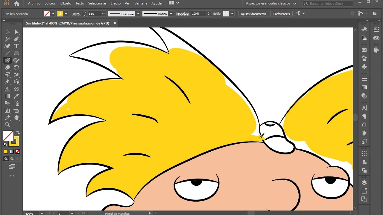 Cómo dibujar una caricatura en illustrator