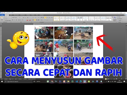 Cara Menyusun Gambar di Word Agar Rapi