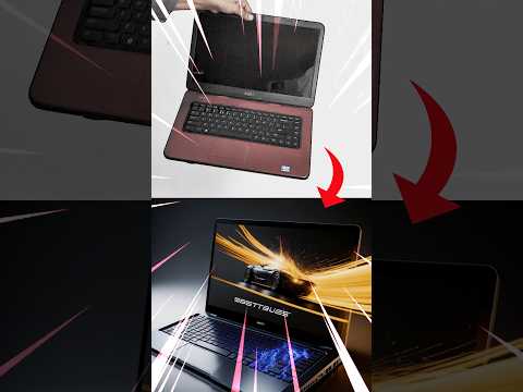 I made this 10 years old Laptop💻 Super-fast ⚡ #shorts