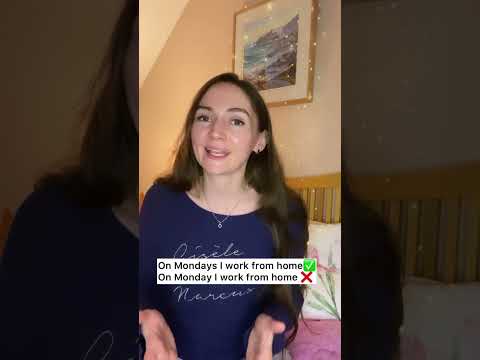 ON MONDAYS or ON MONDAY? Let’s study English together! #Helenrox #english #अंग्रेज़ी