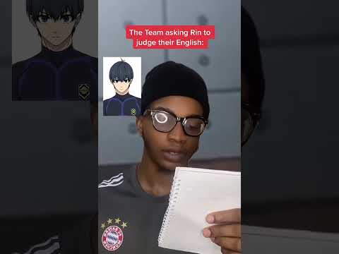 Rin Speaking English #bluelock #shorts #rin #bachira #isagi
