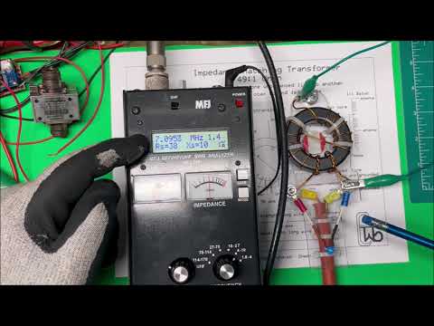 49:1 Unun Impedance Matching Transformer