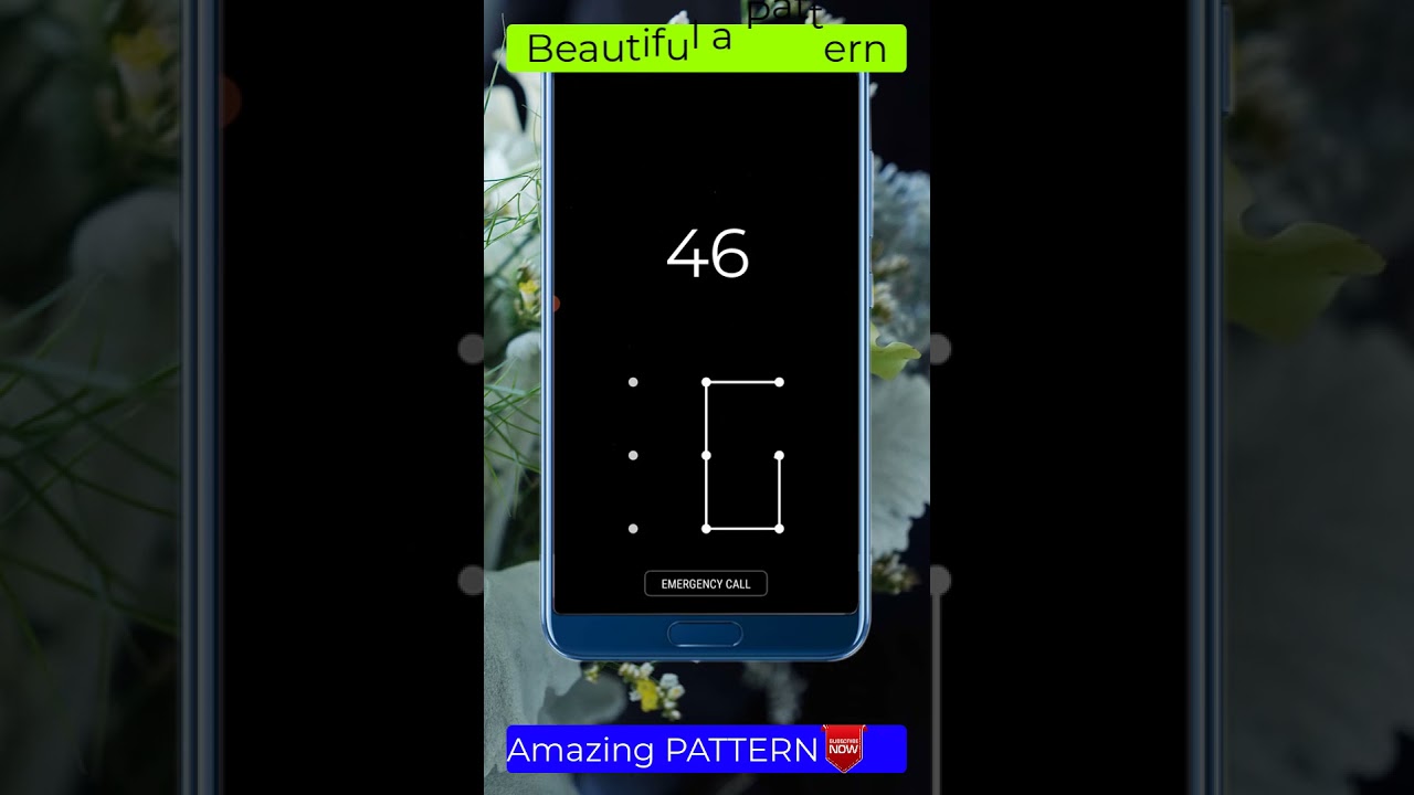 46 Number Pattern lock for you! 46 Pattern lock | Impassible pattern lock | #shorts