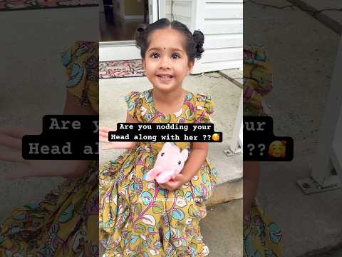 Are you nodding your head along with her?? 🥰 #chaithratara #funny
