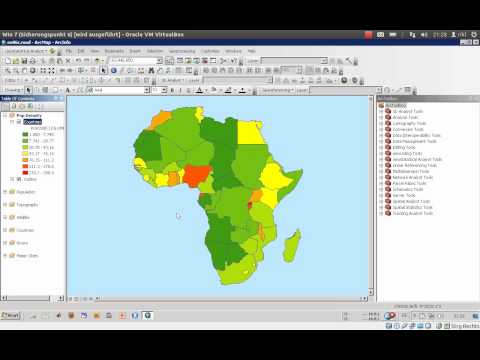 ArcGIS Desktop part 12 (poster creation part 7; plotting densitiy) Video Lecture - Way to ...