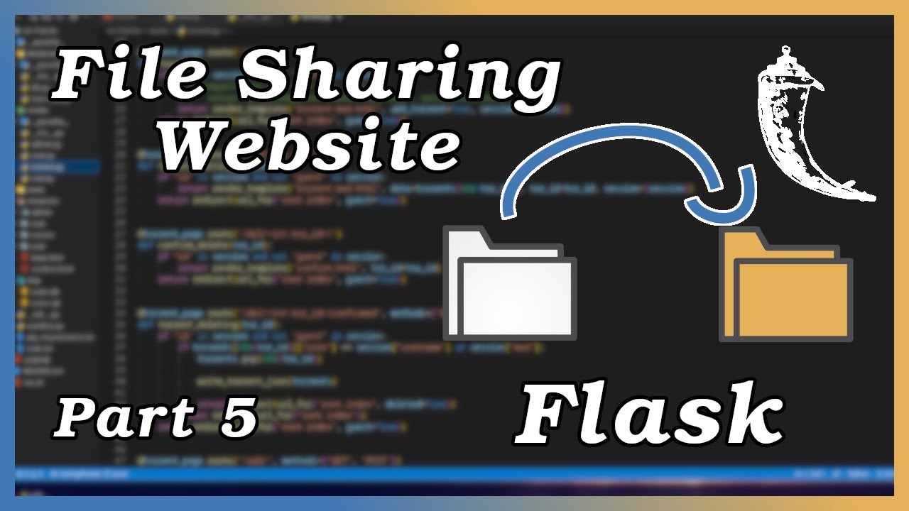 The Home Page - Create a File Sharing Website in Flask (Part 5)