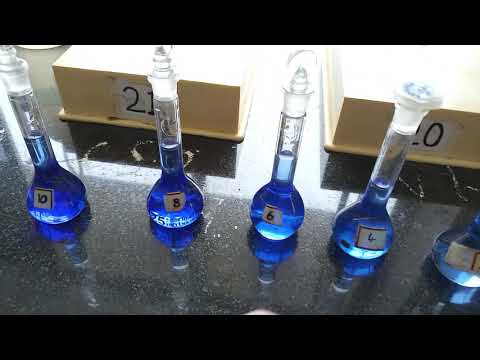 Colorimetric Estimation of Cu