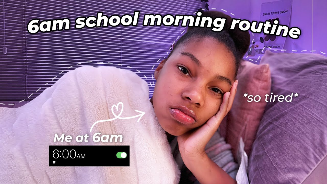 MY REAL 6AM SCHOOL MORNING ROUTINE
