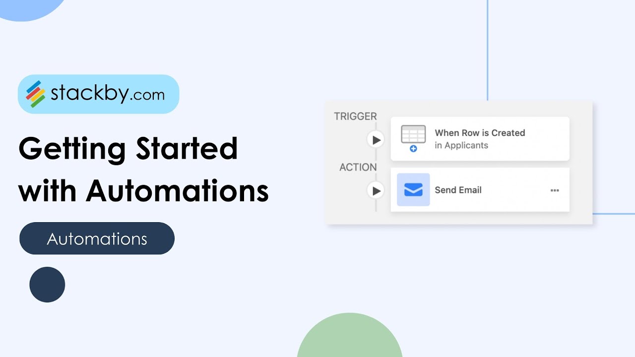 Getting Started with Stackby Automations