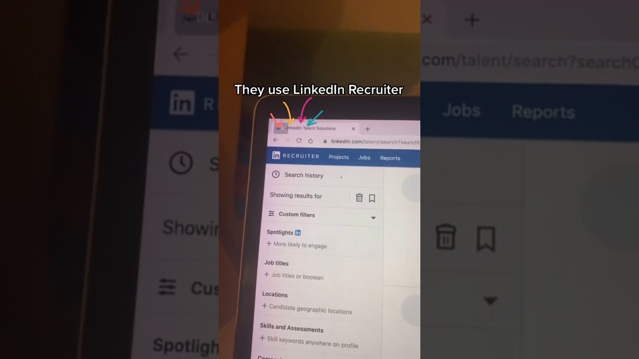 What do recruiters see on LinkedIn? #shorts #linkedin