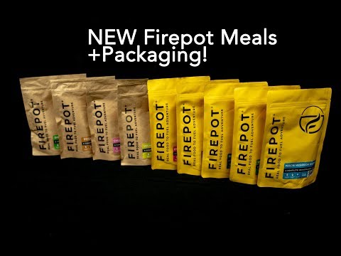 The NEW Firepot Food Bags and Vegan Meals
