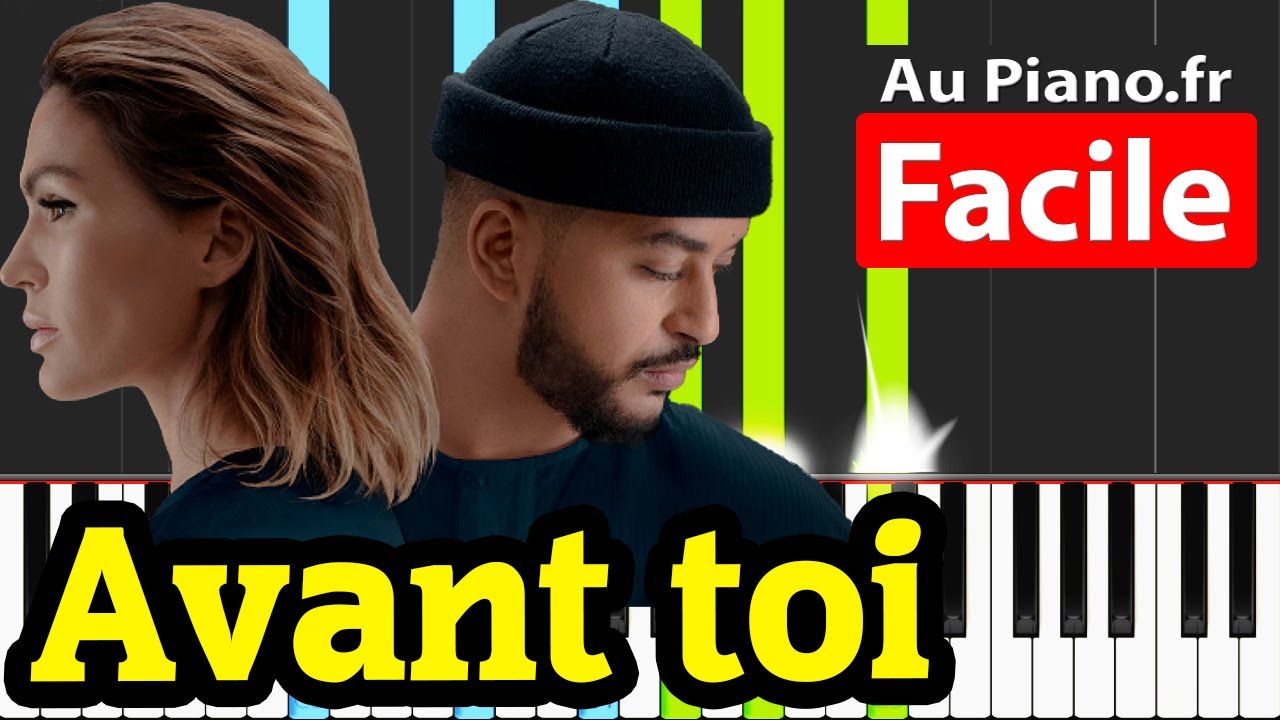 VITAA & SLIMANE - Avant toi Tutorial Piano Facile Cover Karaoké - Au ...