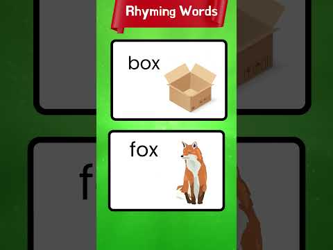 Rhyming words|Rhyming Words For Kids|English Vocabulary |CVC Words #shorts #short #ytshort