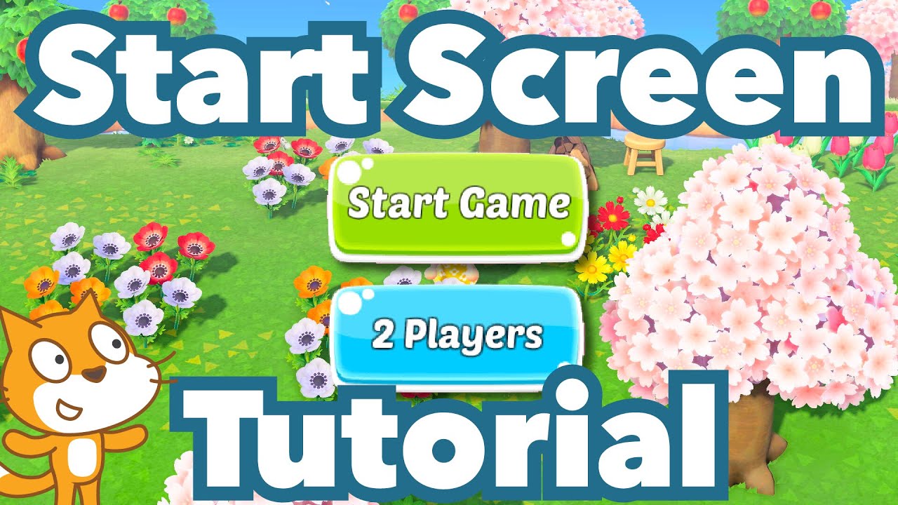 How to Make a Game with a Start Screen in Scratch | Tutorial