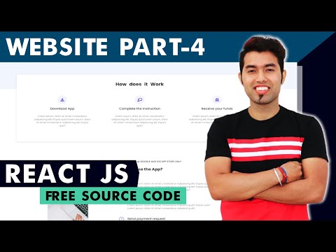 Learn React JS Website Tutorial In Hindi 4 Work With API | React Hooks | How to Use Section ...