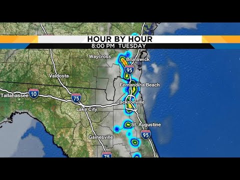 Hour by hour forecast