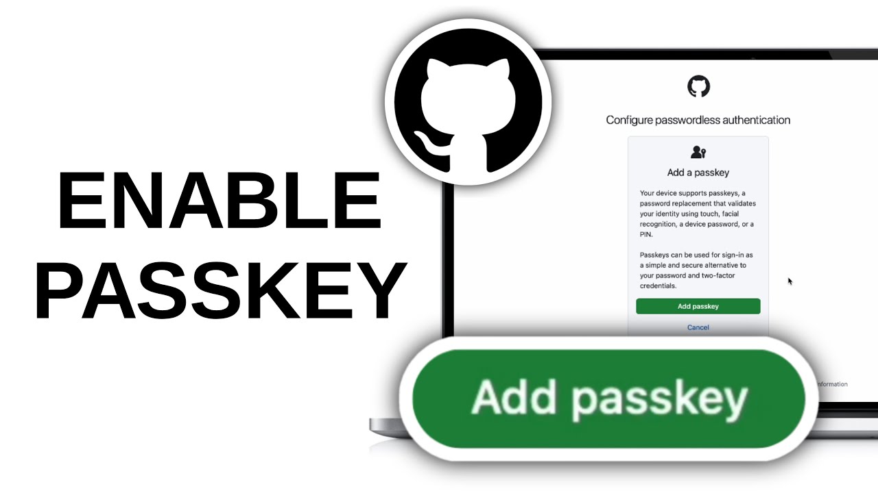 How to Enable Passkey on GitHub