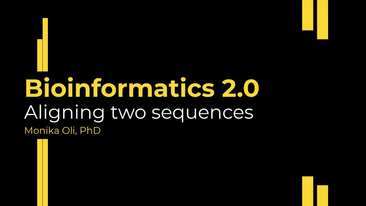 Aligning two sequences