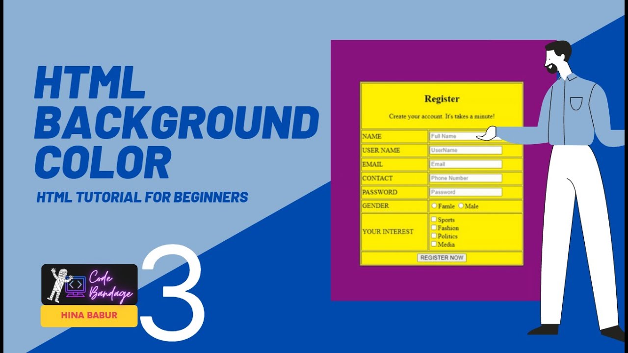 HTML Background Color | Web Development