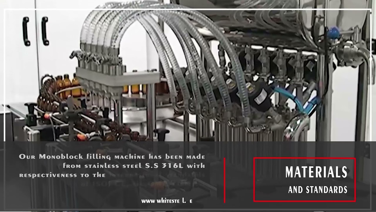 Syrup Filling, Capping mono-block GMP (6 heads) PF9