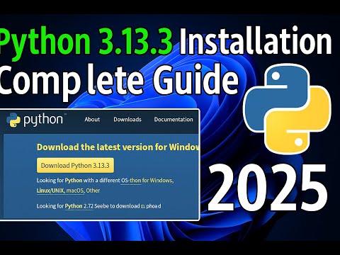 How to install python 3.13.3 on Windows 11 [2025 Update]