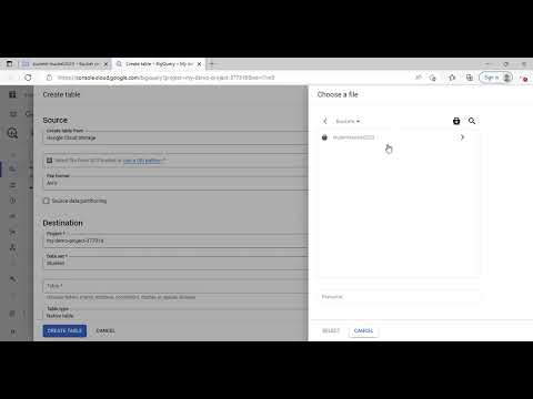 GCP BigQuery