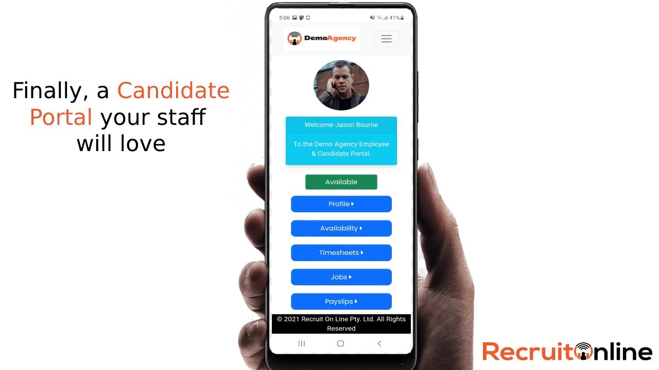 RecruitOnline Candidate Portal