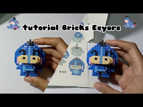 tutorial Bricks Eeyore from Winnie the Pooh ???? | M-022 | building blocks | mini lego