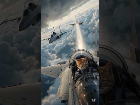 Fighter jet fight #cat #fighterjet #fighterpilots #shorts