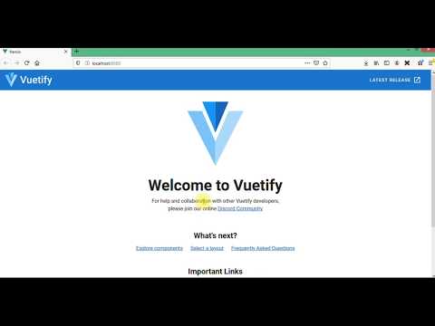 Part 5 Vuetify - How to develop user interface using Vue Js Vuetify Plugin