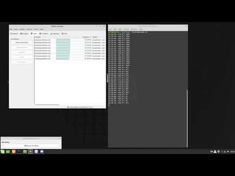 Screen Recording of Linux Script to Monitor CPU Temp and % Utilisation (While running BOINC)