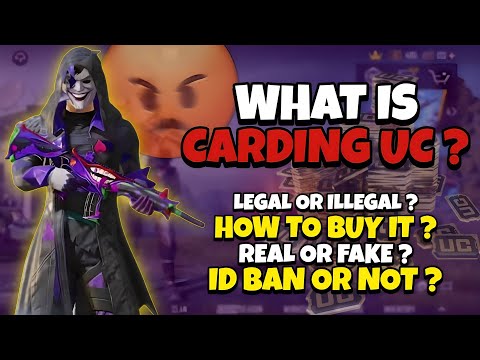 What is CARDING UC in PUBG ? | Legal Or Illegal 🤔 ?