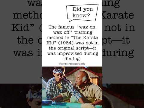 🥋✨ 80s Movie Trivia - The Karate Kid #movietrivia #movie #film #1980s