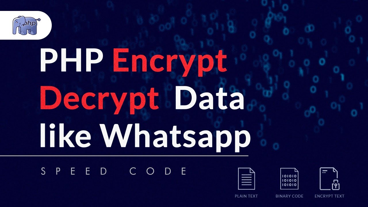How to  Encrypt and Decrypt  Data using PHP.