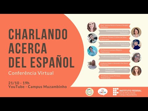 Conferência Virtual Charlando acerca del Español