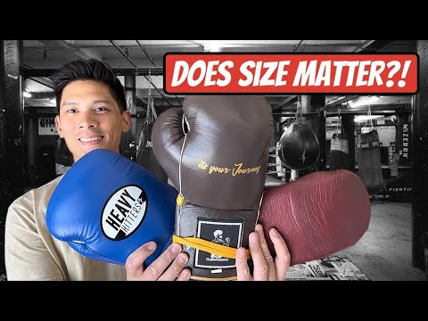 DOES SIZE MATTER?- What’s The Best Boxing Glove Size For Heavy Bag Training?!