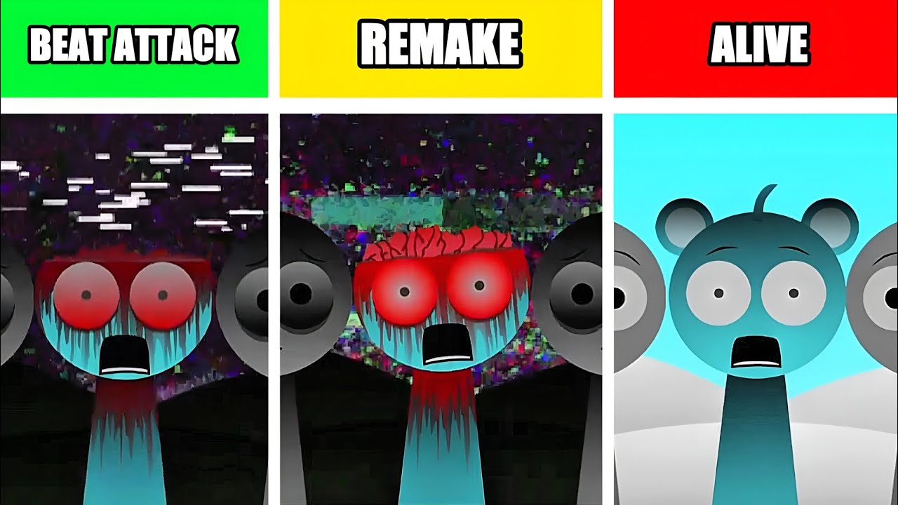 Sprunki Beat Attack Vs Remake Vs Alive