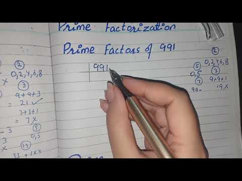 Prime Factors of 991 - Prime Factorization