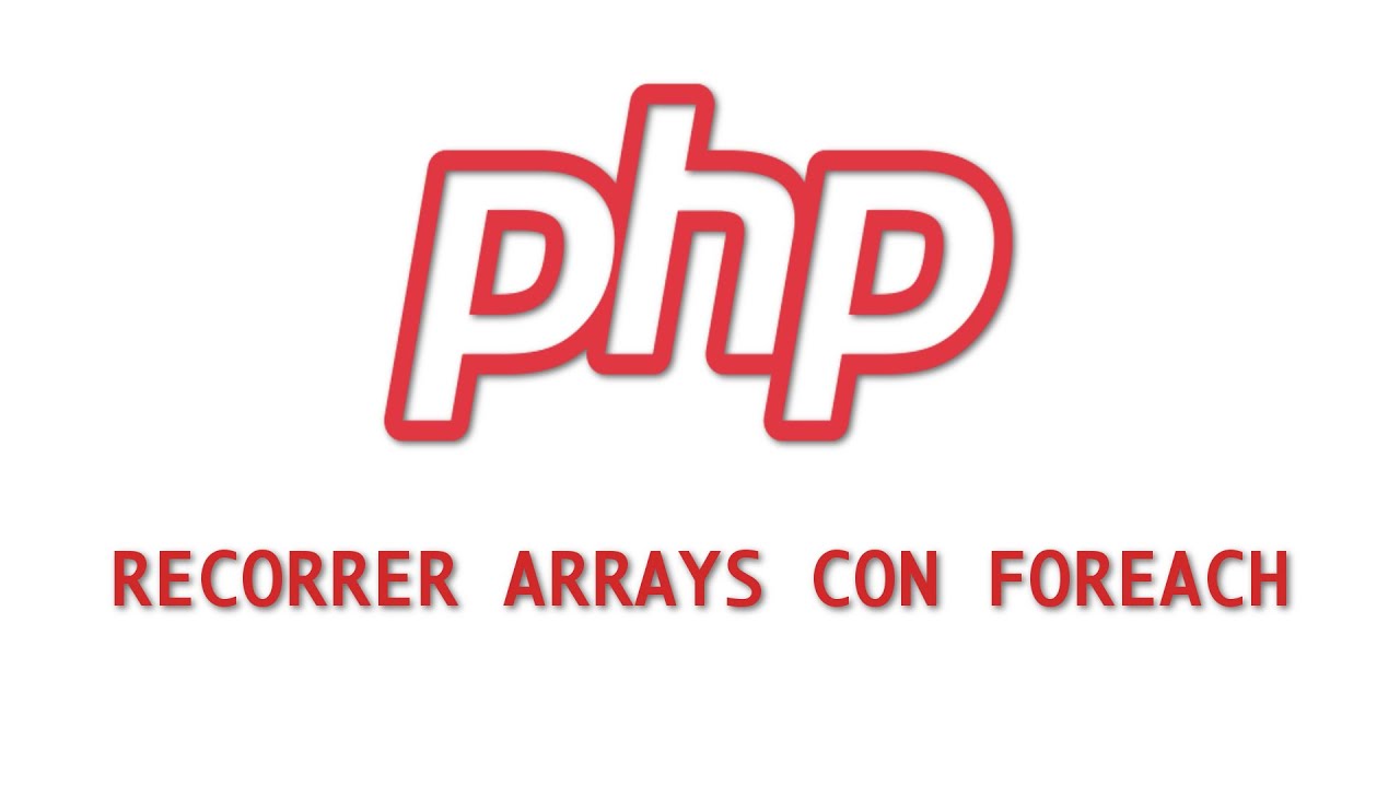 Curso de PHP basico | Recorrer arrays en PHP con foreach