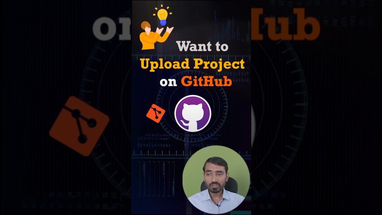 How to Upload Project on GitHub || Git Push #git #coding #github #gittutorial #project #java #python